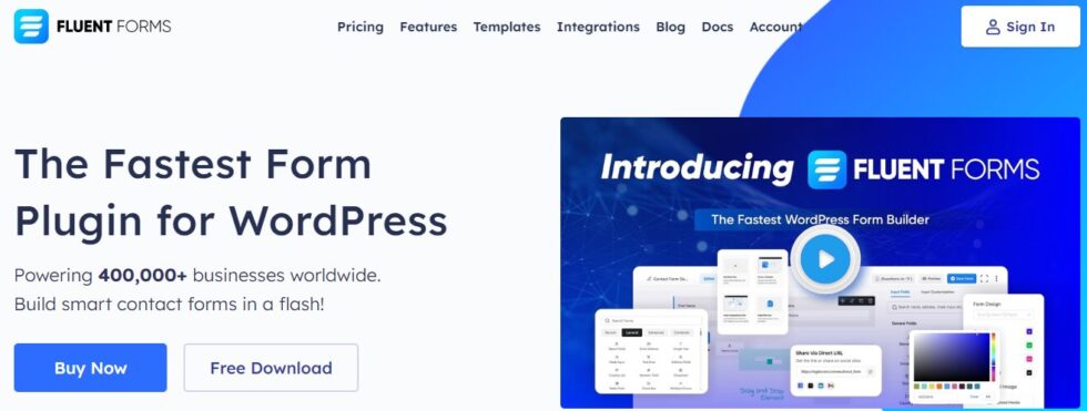 Fluent Forms Review 2025: WordPress Contact Forms Made Easy | Scribeage